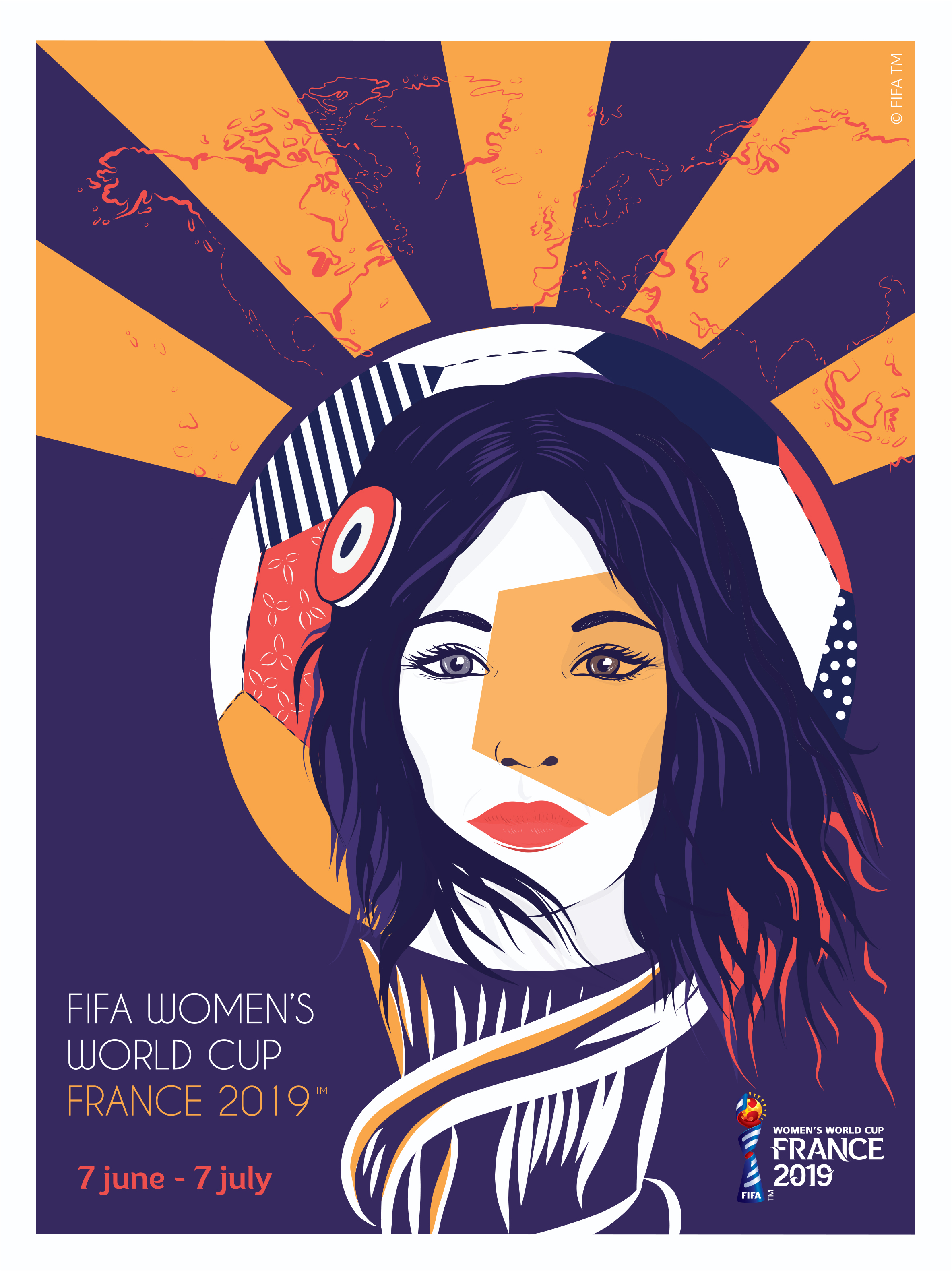 L'affiche officielle de la Coupe du monde 2019 féminine dévoilée L'affiche officielle de la Coupe du monde 2019 féminine dévoilée